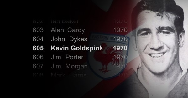 Vale Kevin Goldspink | Roosters