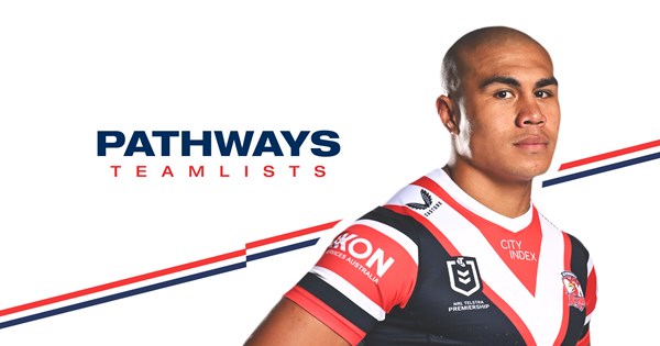 Sydney Roosters Pathways Team Lists: Magic Round | Roosters