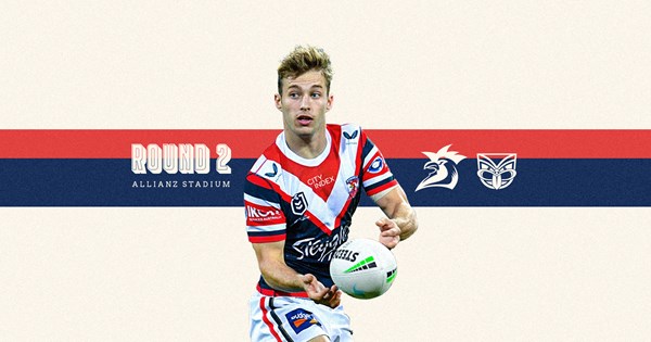 NRL Line Up for Round 2 vs Warriors | Roosters