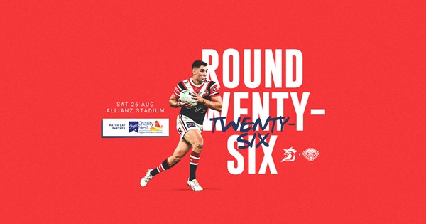 NRL Line Up for Round 26 vs Tigers | Roosters