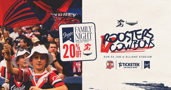 Get 20% Off All Round 13 Family Passes with Steggles Family Night ...