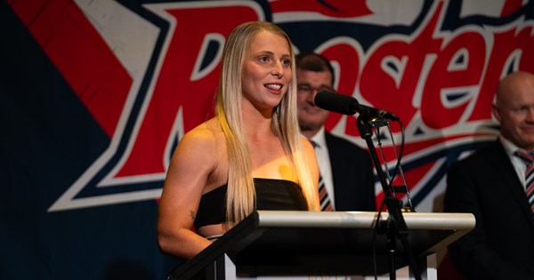 Tarryn Aiken Claims 2023 KARI Foundation NRLW Player of the Year | Roosters