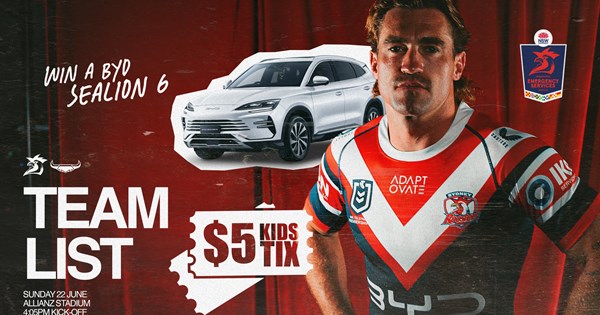 24 Hour Update | Round 16 NRL Line Up vs Cowboys | Roosters