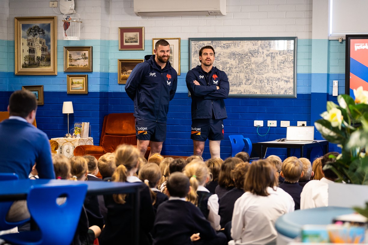 Gallery | Roosters Visit Eastern Suburbs Schools | Roosters