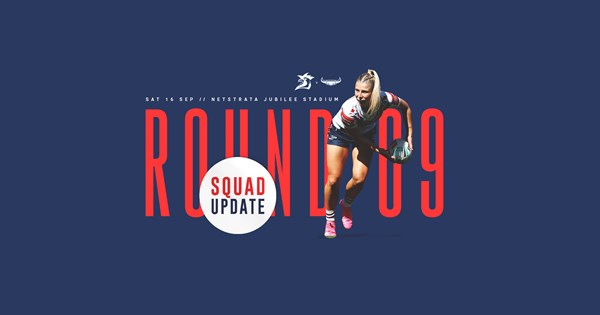 Squad Update: Round 9 | Roosters
