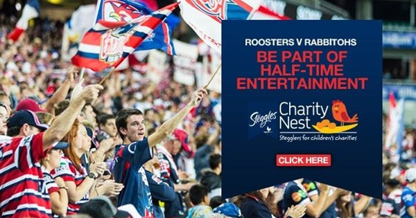 Steggles half time competition! | Roosters