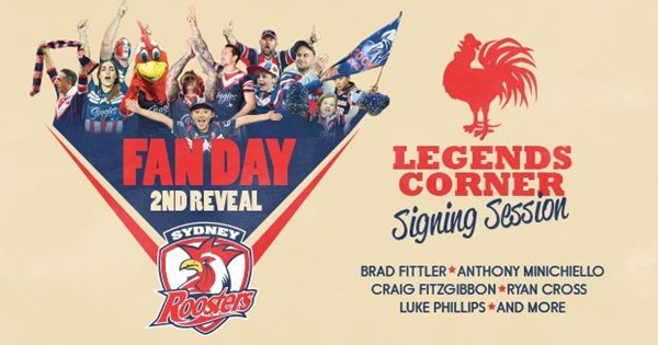 Fan Day 2nd Reveal | Legends Corner | Roosters