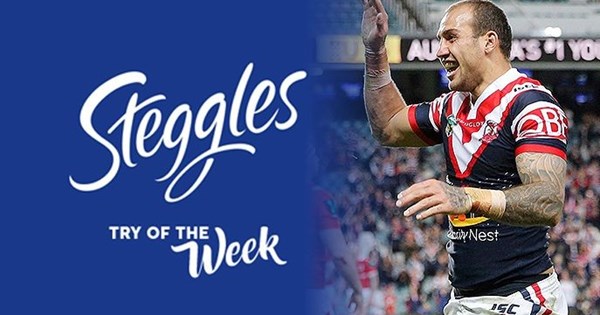 Steggles Try of the week | Round 24 | Roosters