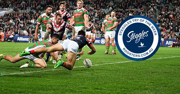 Steggles Try | Round 18 | Roosters