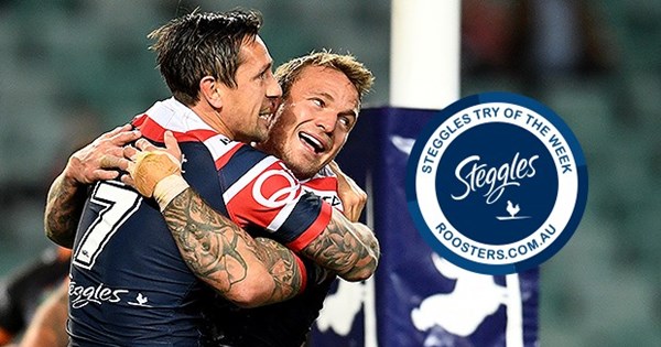 Steggles Try | Round 24 | Roosters