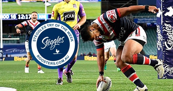 Steggles Try | Round 20 | Roosters