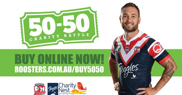 50-50 Charity Raffle Goes Online | Roosters