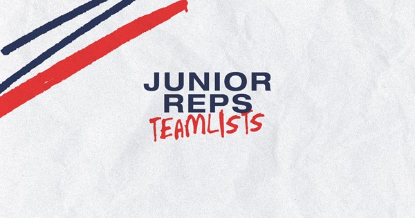 Junior Representative Teamlists for Finals Week 1 Announced | Roosters